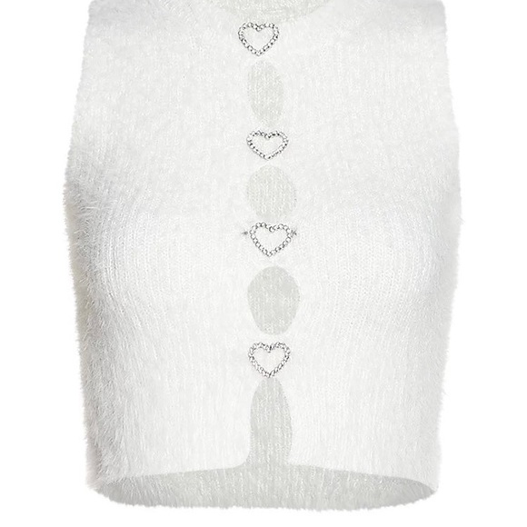 Bershka | Tops | Bershka Fuzzy Top | Poshmark